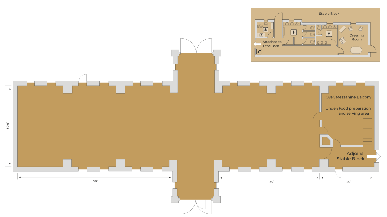 Floor Plan – The Tithe Barn